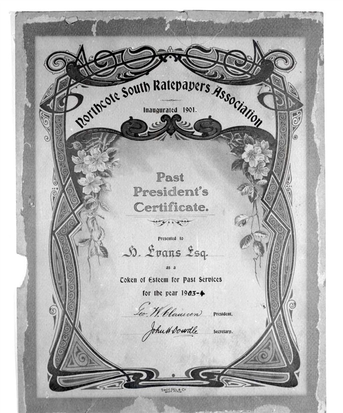 Northcote South Ratepayers Association Darebin Libraries