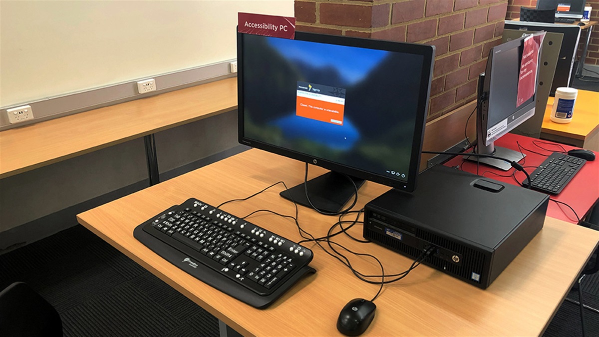 Accessible computers Darebin Libraries