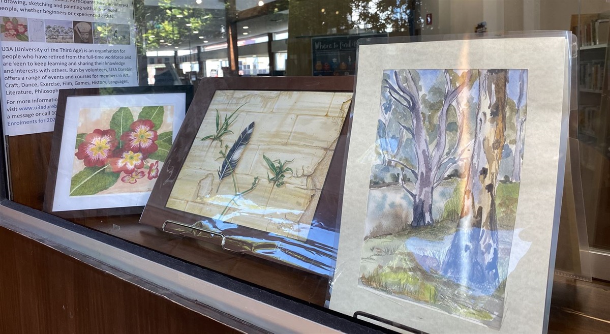 Drawing and painting @ U3A Darebin Darebin Libraries